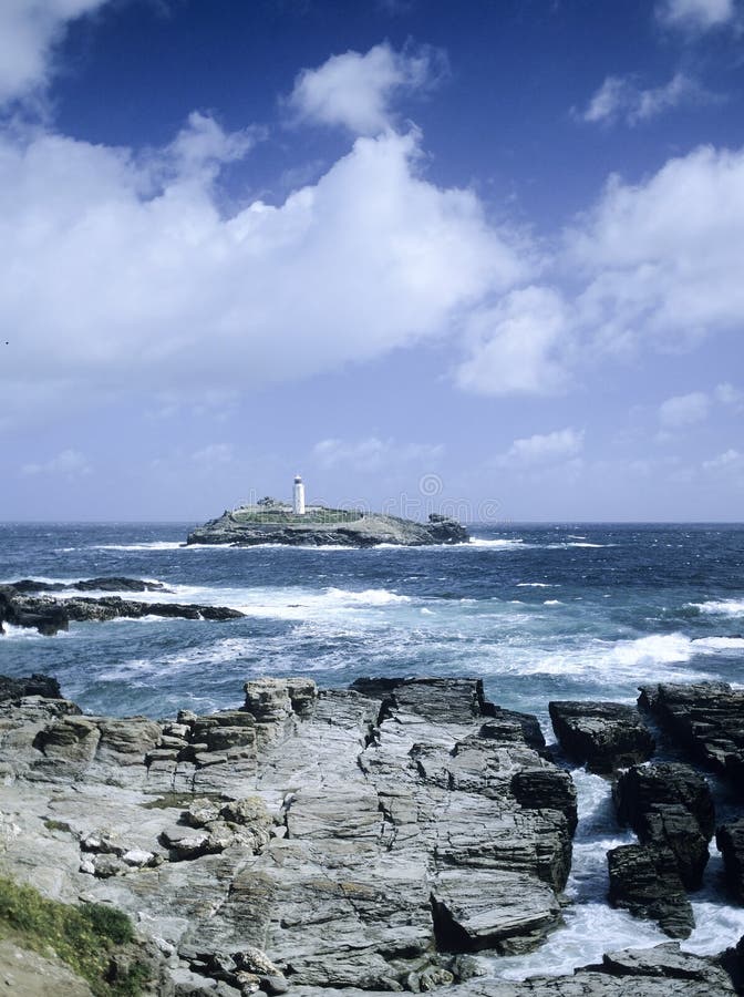 Rocks lighthouse stock image. Image of warning, rocks - 23077587