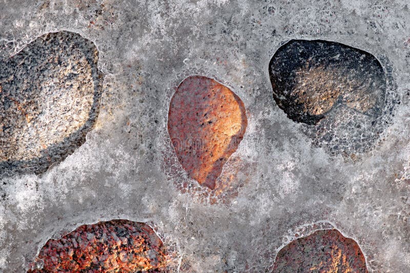 Rocks with melting ice stock photo. Image of north, background - 29078760