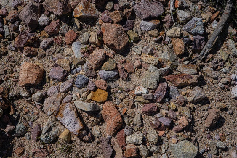 Rocks of Mojave Desert Ground Stock Photo - Image of geological, mojave ...