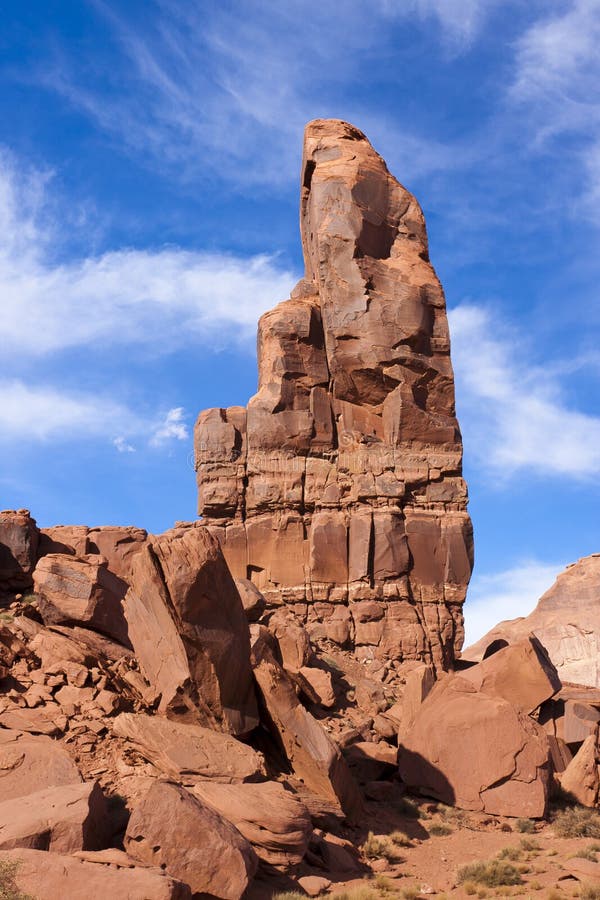 Rocks of Monument Valley stock image. Image of mountain - 17092469