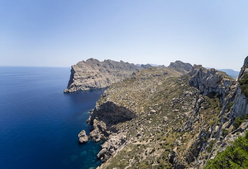 Rocks and Mountains in Mallorca Stock Image - Image of nature, beach ...