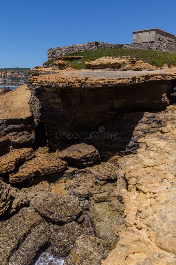 Rocks Nature Form after Erosion on Coastline Stock Image - Image of ...