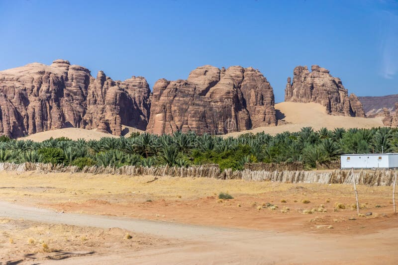 Rocks Near Al Ula, Saudi Arab Stock Photo - Image of geology, sandstone ...