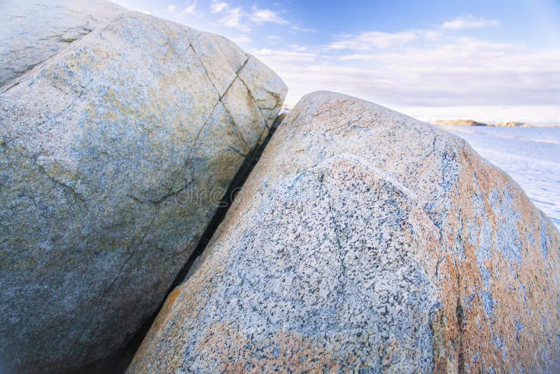 Rocks in Norway Mountains Near the Sea Stock Image - Image of tourism ...