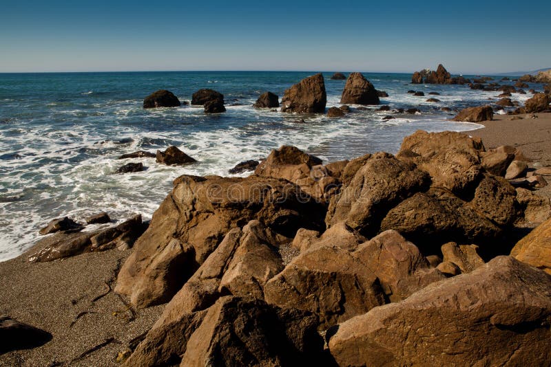 Rocks and Ocean stock photo. Image of rocks, formation - 38739012
