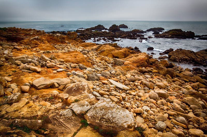 Rocks and Ocean stock image. Image of point, sunsets - 38840169