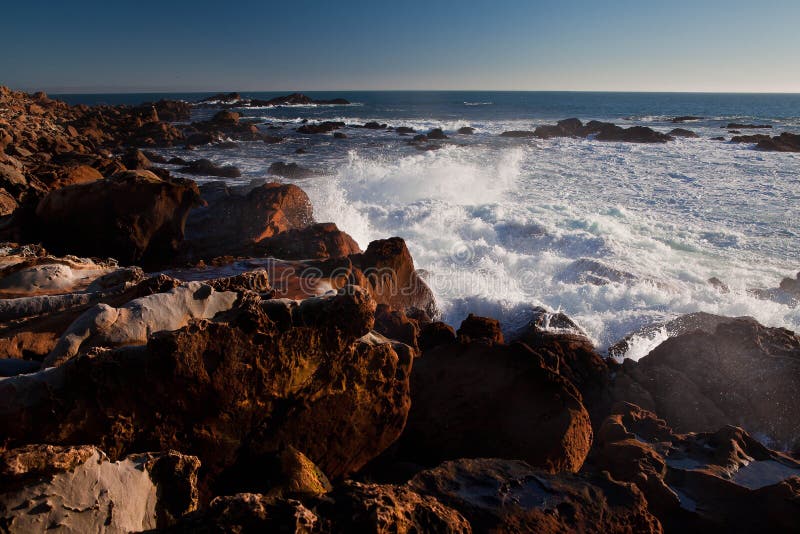 Rocks and Ocean stock image. Image of formation, water - 38840203