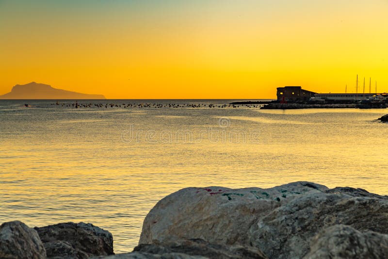 Rocks on bay stock image. Image of naples, rocks, gulf - 168449223