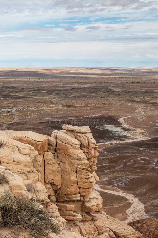 Rocks at the Painted Desert Stock Image - Image of beauty, destinations ...