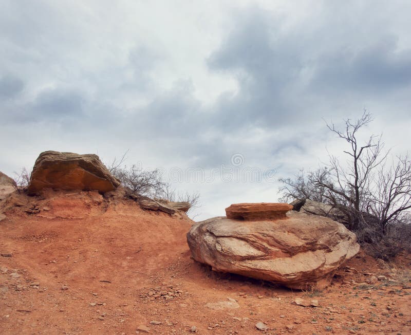 Rocks in Palo Duro Canyon State Park.Texas Stock Image - Image of ...