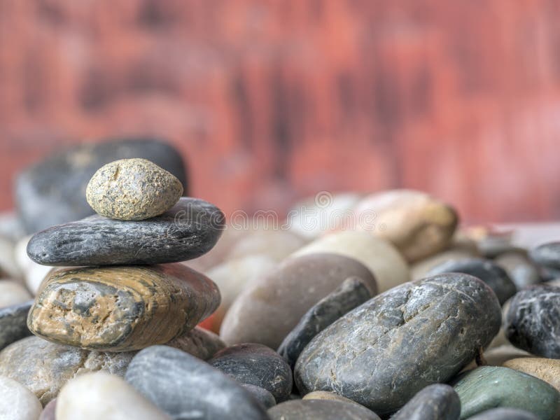 Rocks and Pebbles in Arrangement Stock Image - Image of small ...
