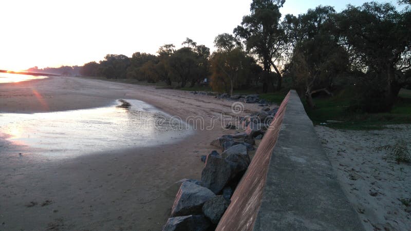 Rocks Perspective Cute Random Beach Stock Photo - Image of bank ...
