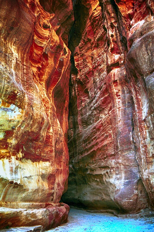 Rocks, Petra, Jordan stock photo. Image of hiking, nabatean - 87912032