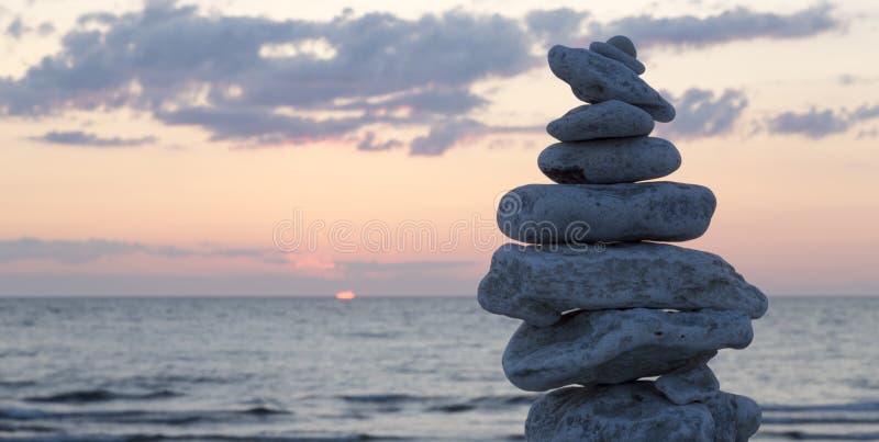 Rocks Piled on Each Other stock image. Image of sunset - 57274007