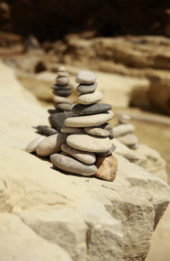 Rocks piles stock photo. Image of cairn, design, scene - 15907426