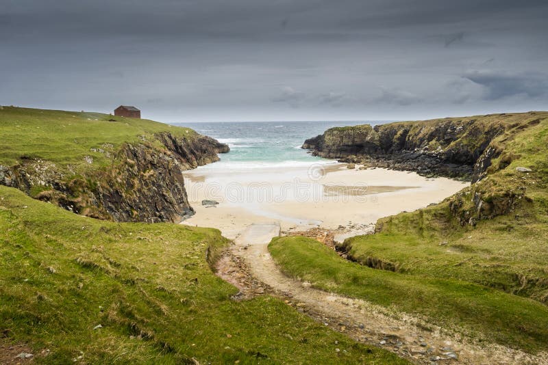 Rocks and Point at the of Lewis Stock Photo - Image of great, island ...