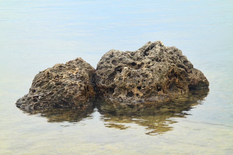Rocks with reflection stock photo. Image of stable, simplicity - 21378324