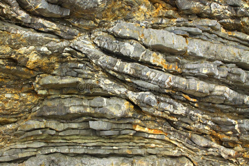 Shale rock abstract stock image. Image of stone, wavy - 14408503