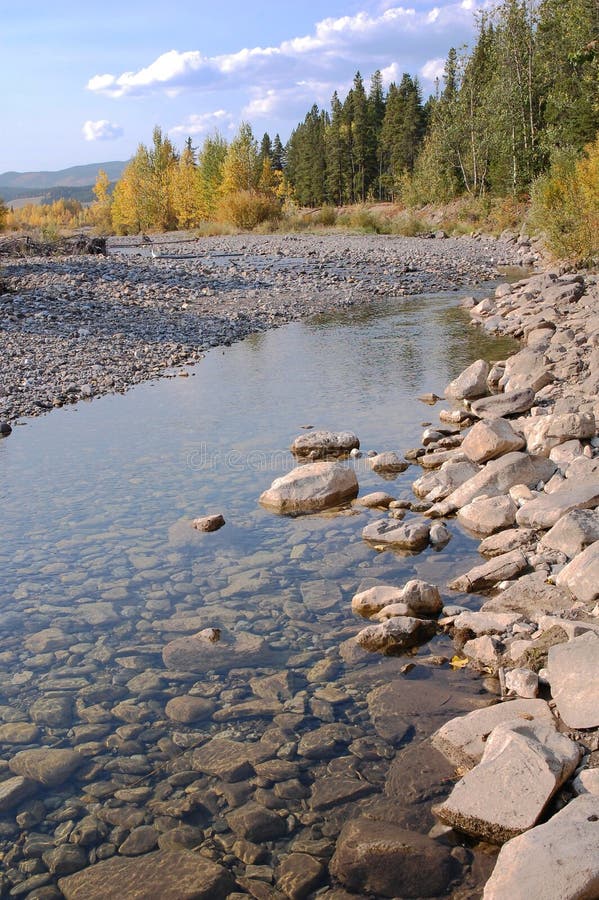 Rocks in river bed stock image. Image of larch, lichen - 6726947