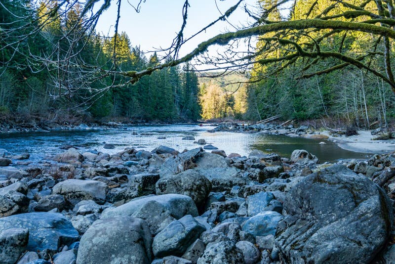 Rocks on River Landscape 6 stock photo. Image of state - 263161454