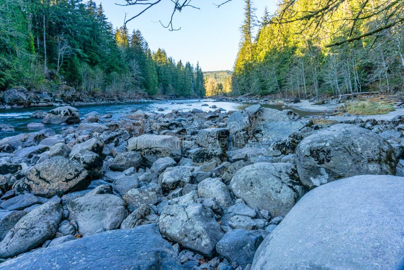 Rocks on River Landscape 6 stock photo. Image of state - 263161454