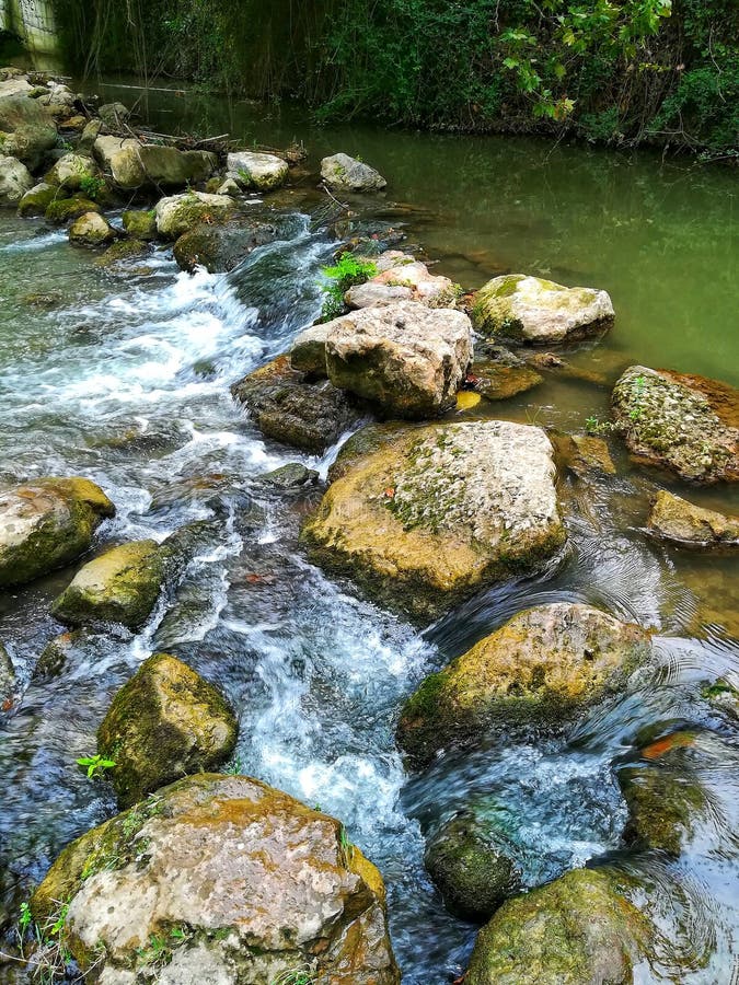 Rocks in the river stock image. Image of rocks, small - 130182867