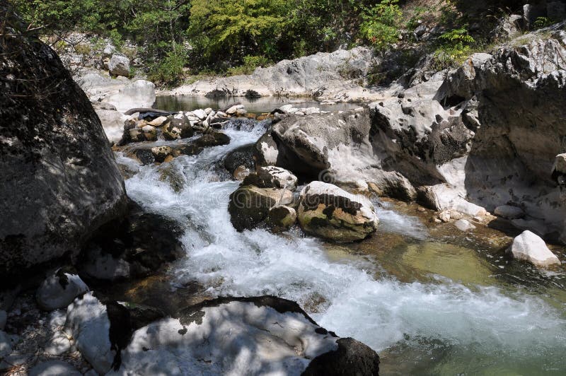 Rocks in the river stock photo. Image of panther, creek - 82977634