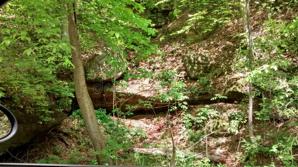 Rocks stock image. Image of rocky, overhang, rocks, waterfall - 71533497