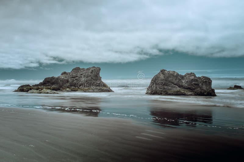 Rocks on the Ruby Beach on the West Coast, Olympic National Park Stock ...