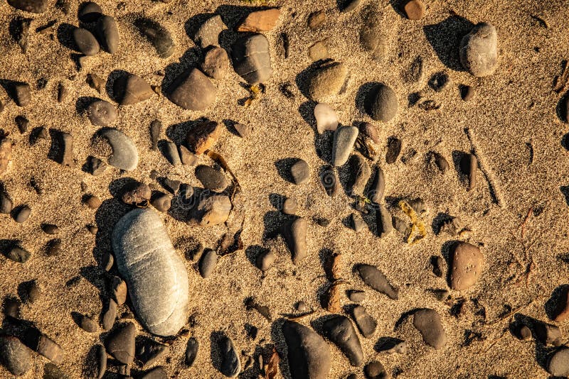 Rocks and Sands on the Beach Stock Image - Image of sands, yellow ...