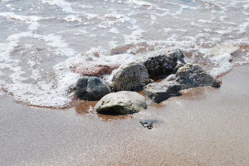 Rocks stock photo. Image of pebble, summer, coastline - 56766990