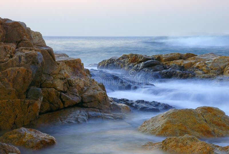 Rocks and the sea stock image. Image of abstract, scenery - 13174411