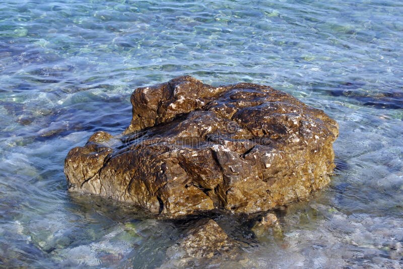 Rocks in the sea stock photo. Image of shore, ocean, rocks - 605496