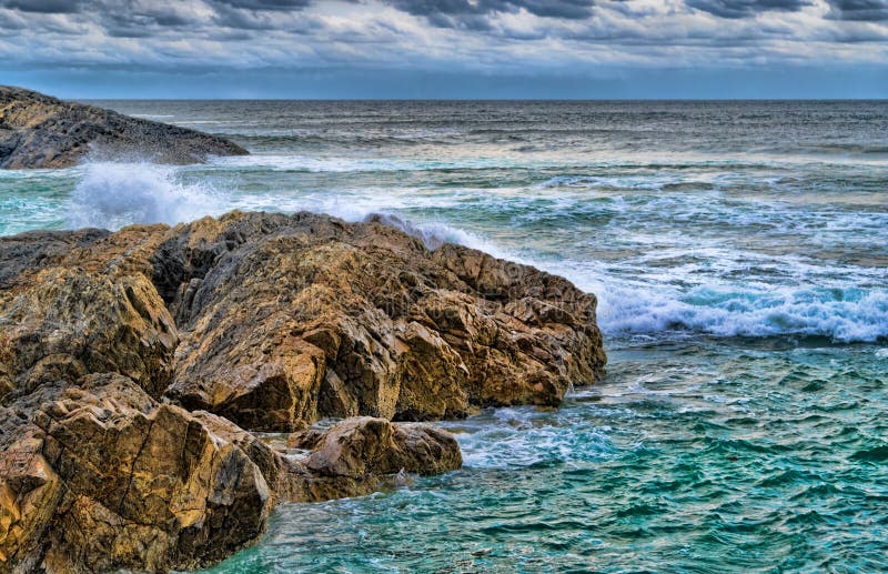 Rocks at the sea stock photo. Image of rocks, ocean, soft - 7040982