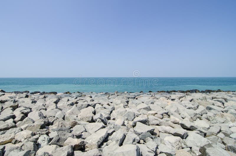 Rocks and sea stock image. Image of serene, asian, sands - 34719235