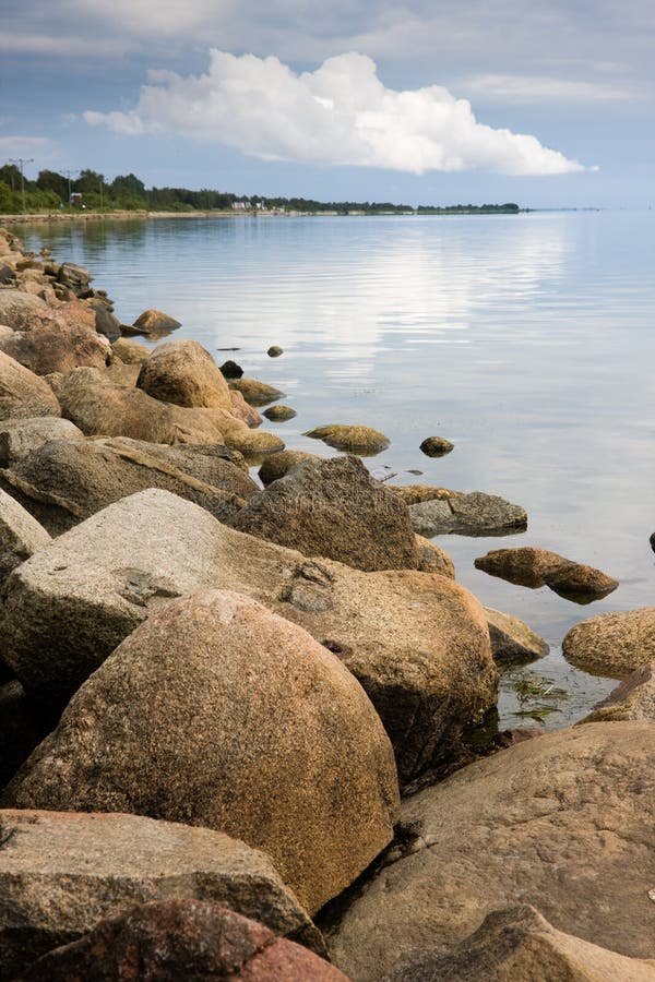 Rocks on sea shore stock photo. Image of moody, holiday - 7872588