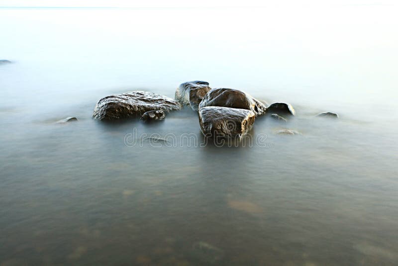 Rocks sea shore stock image. Image of melbourne, morning - 54964905