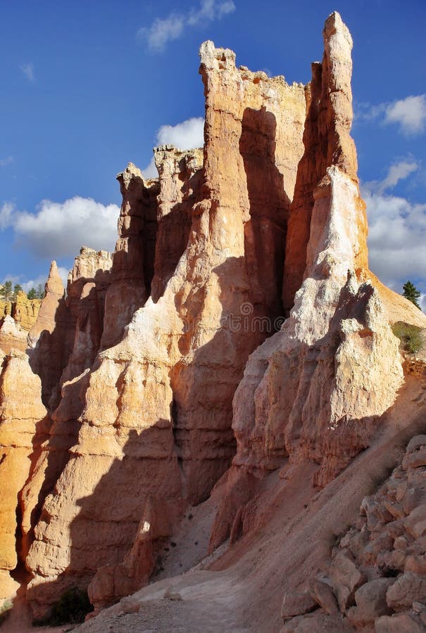 Rocks and shadows stock image. Image of national, bryce - 9165433