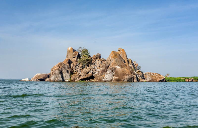 Rocks on the Shore of Lake Victoria, Tanzania Editorial Photography ...