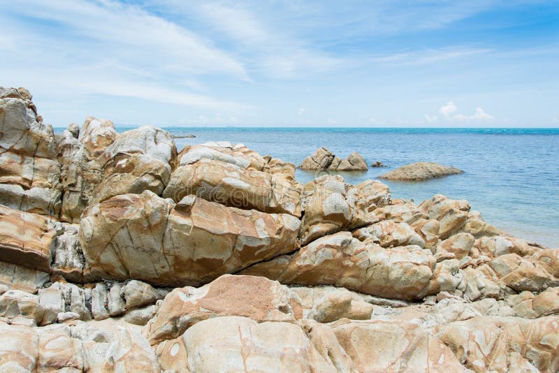 Rocks stock photo. Image of nature, edge, central, ocean - 47049300