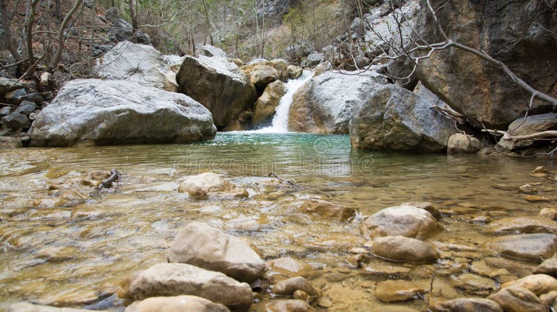 Rocks in spring stock photo. Image of mossy, misty, outdoor - 93898636