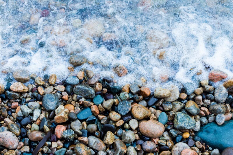 Rocks Stacked on the Seashore Stock Photo - Image of forming, desing ...