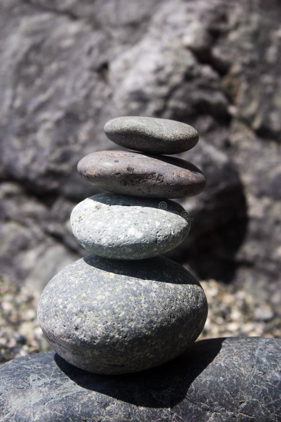Rocks Stacked on Top of Each Other: Balance Stock Photo - Image of ...