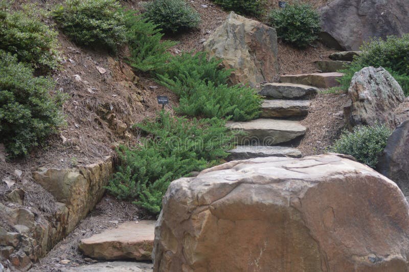 Rocks and Stairs stock photo. Image of rocks, climb, flat - 79883038