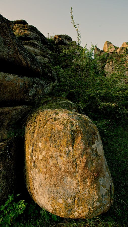 Rocks and Stones in the Countryside Stock Photo - Image of decoration ...