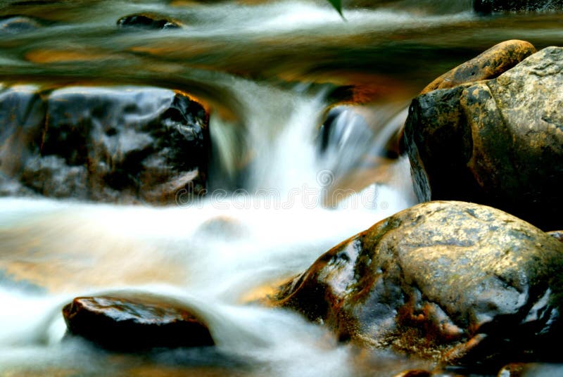 Rocks in the stream stock photo. Image of waterfall, stream - 57963214