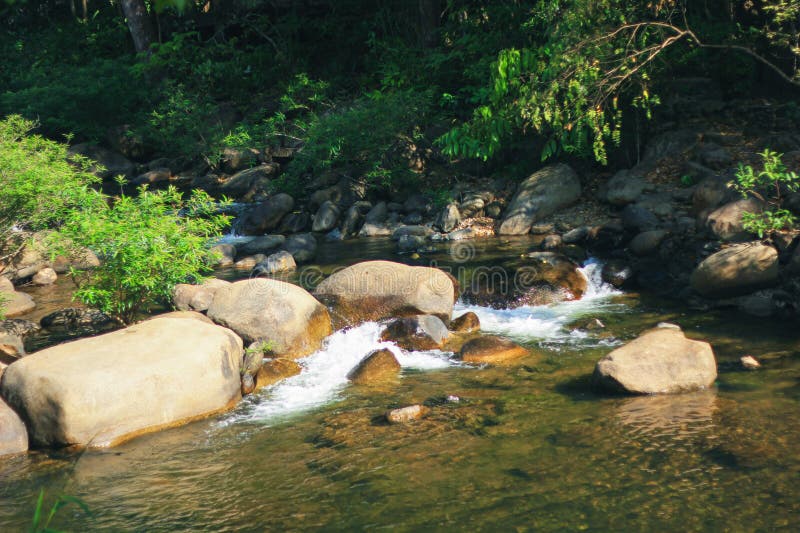 Rocks, Streams from the Streams of Waterfalls in the Big Forest Stock ...
