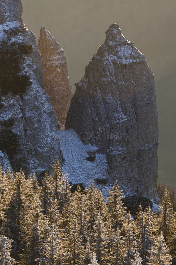 Rocks at sunrise stock image. Image of forest, silence - 66110499