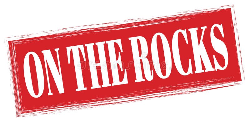 On the ROCKS Text Written on Red Stamp Sign Stock Illustration ...