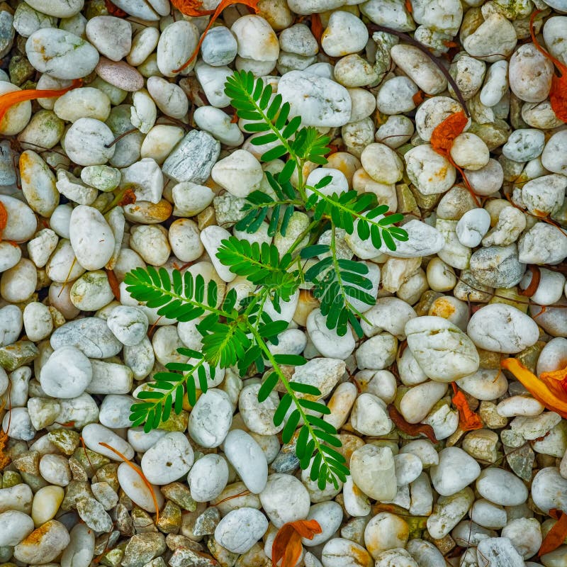 Sprout Growing Out Of Rocks Stock Image - Image of green, natural: 24105667